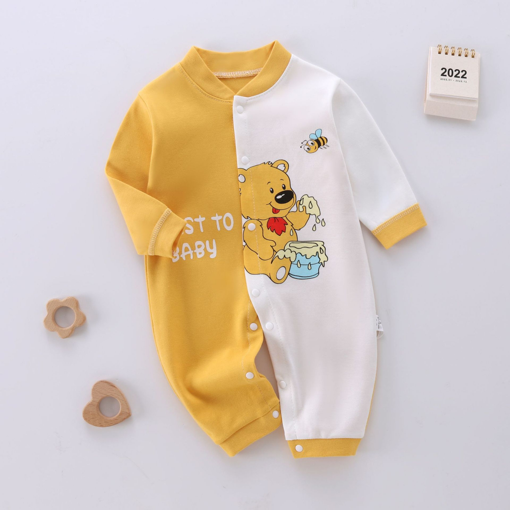 Newborn Baby Romper Jumpsuit Baby Clothing Long Sleeve Rompers Baju ...