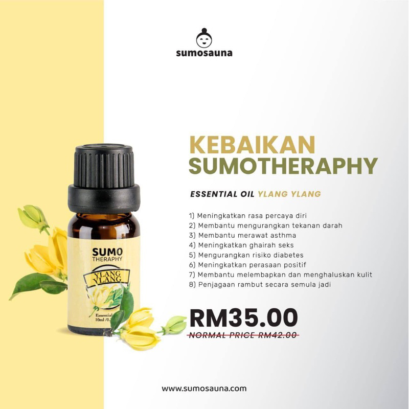Sumotheraphy by Sumosauna (100% Pure Essential Oil) | Shopee Malaysia