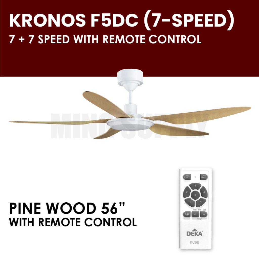 MS_SIRIM DEKA Ceiling Fan Kronos F5DC F5 DC Baby 3C LED Lighting Remote ...