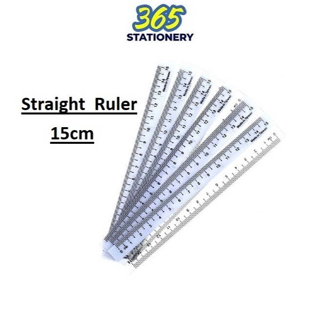 15cm Plastic Straight Ruler ( 36pcs/box ) | Shopee Malaysia