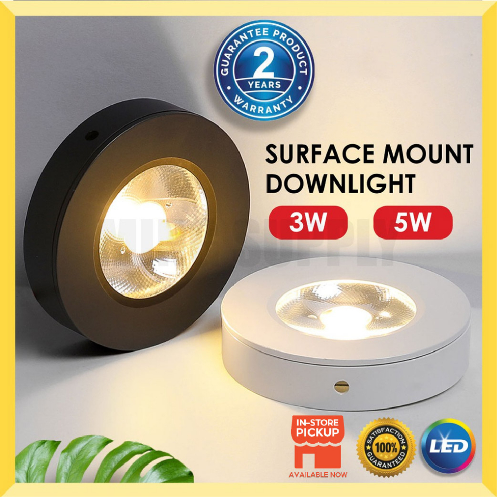 Surface Eyeball LED 3W 5W High Quality Warm White Black White Round ...