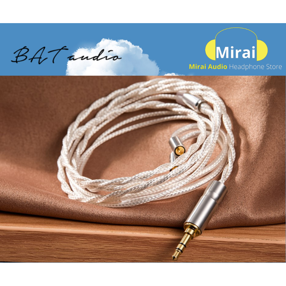 BAT Audio White Tiger 22awg 6n silver plated occ copper coaxial 2.5 3.5 ...