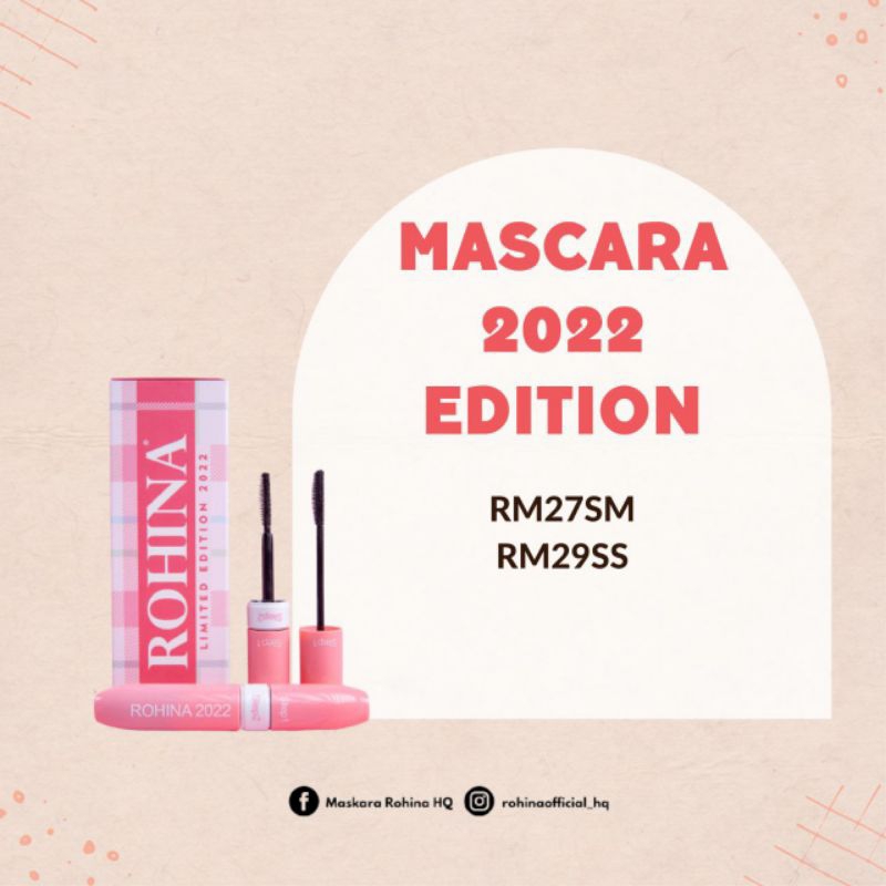 MASCAR EDITION 2022 (ROHINA) | Shopee Malaysia