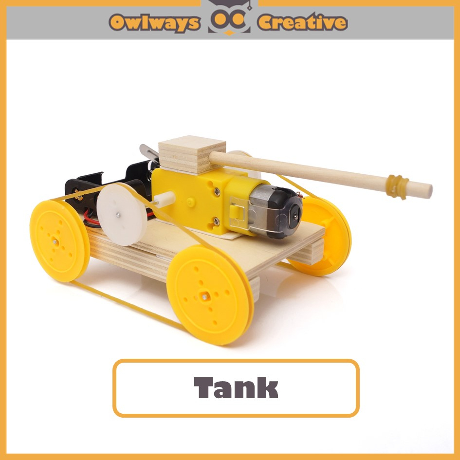 【1】Science STEM RBT DIY Robotics Set Assemble Wooden Kit Experiment ...