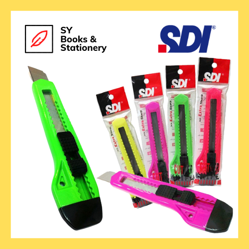 SDI Big Cutter Knife 0426A / Student Knife / Pisau Pemotong | Shopee ...