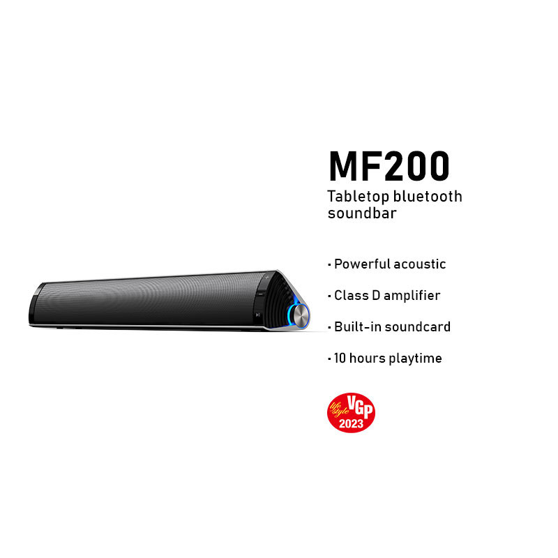 Edifier MF200 Portable Tabletop Soundbar - Bluetooth V5.0 | Aluminum Enclosure | Built in ...