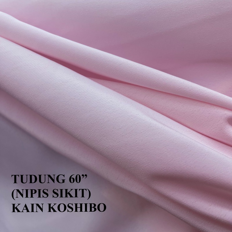 Peach Koshibo 45", 60"/ Kain Koshibo Bidang 45",60" For School Uniform ...