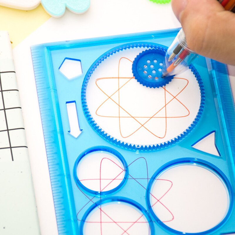 Magic Drawing Ruler Geometric Ruler for Kids RANDOM COLOR Pembaris ...