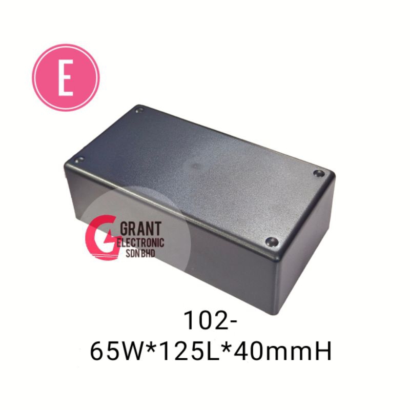 DIY Black Plastic Electronic Project Box Enclosure Case Casing | Shopee ...