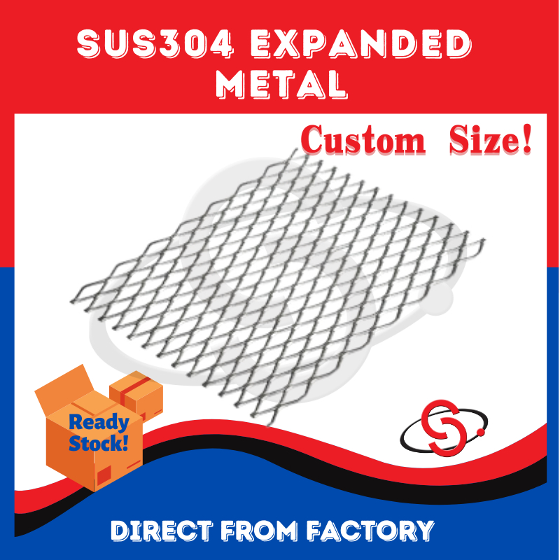 SCM Stainless Steel Expanded Metal Mesh BBQ Grill Mesh Diamond Shape ...