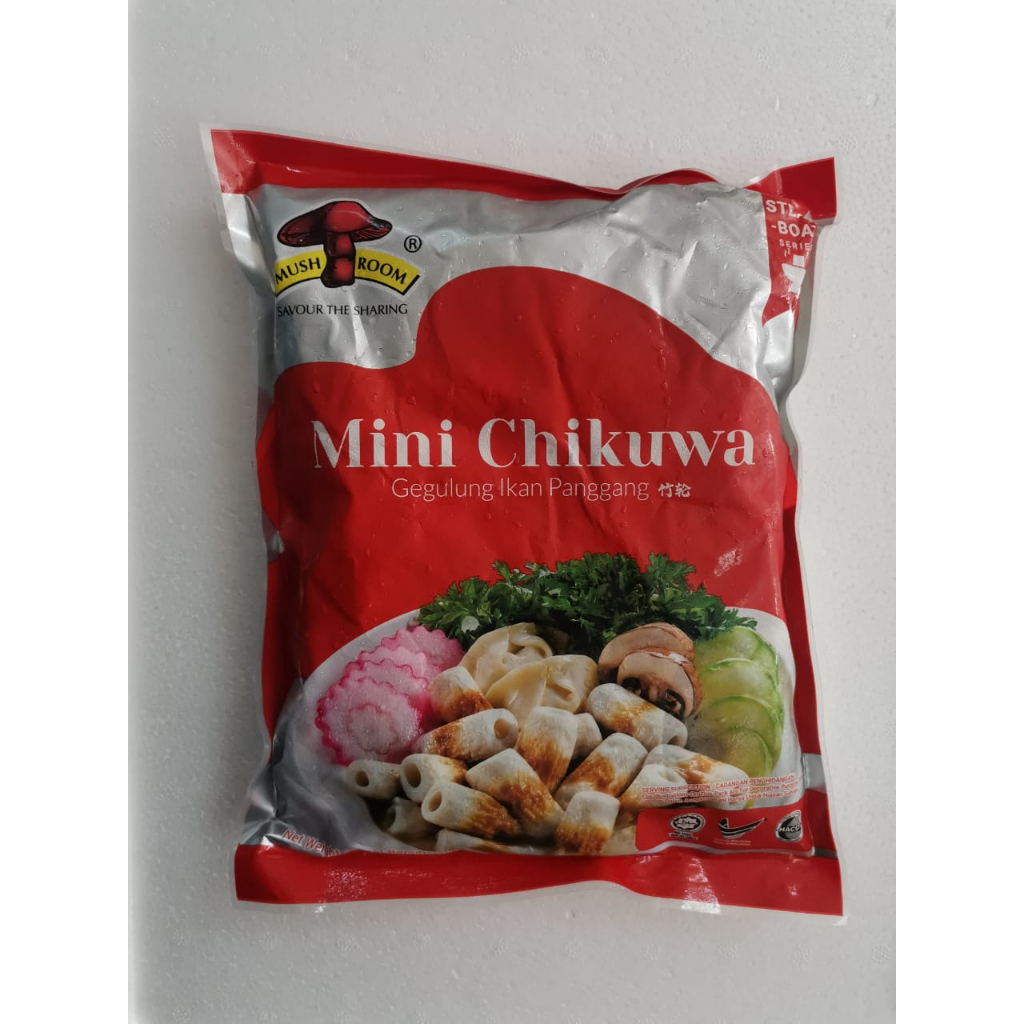【HALAL】QL SMALL CHIKUWA | 蘑菇牌小竹轮 | CHIKUWA KECIL| 500G | Shopee Malaysia