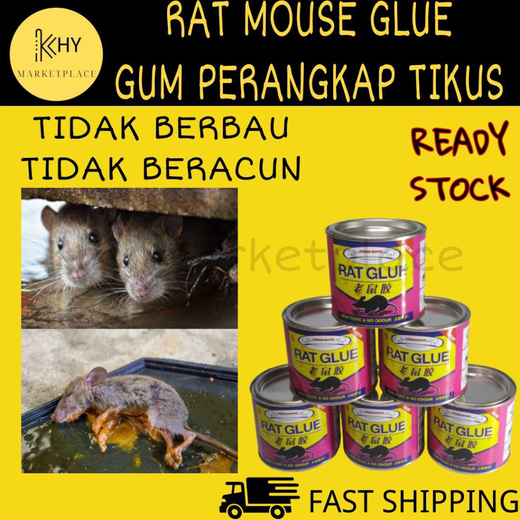 220ML CHEMI-BOND Non Toxic And Odourless Rat Mouse Glue / Gam Tikus ...