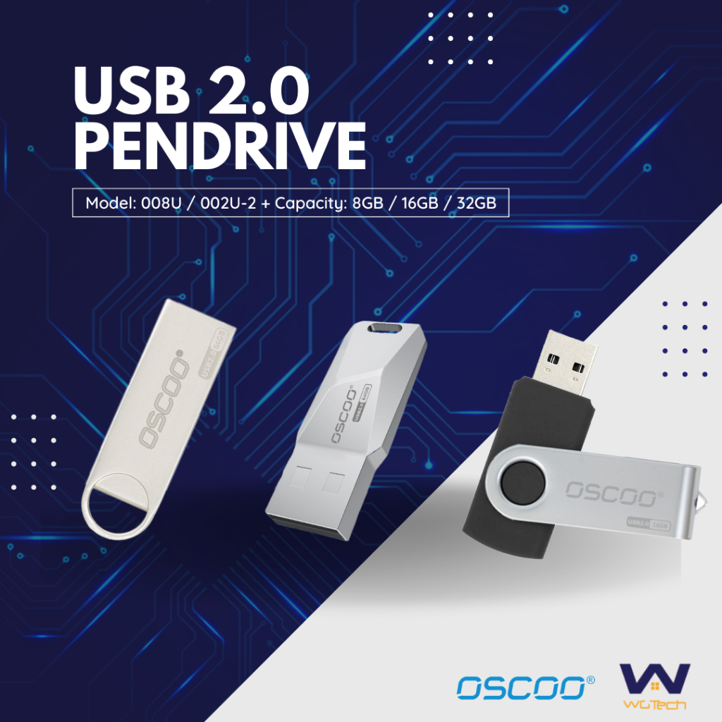 Oscoo USB2.0 Flash Drive Pen Drive Thumb Drive (8GB 16GB 32GB) | Shopee ...