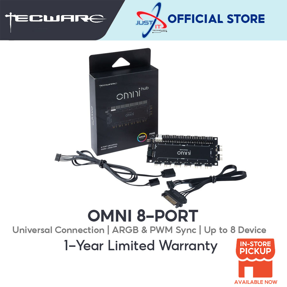 TECWARE Omni 8-Port ARGB Hub | Shopee Malaysia