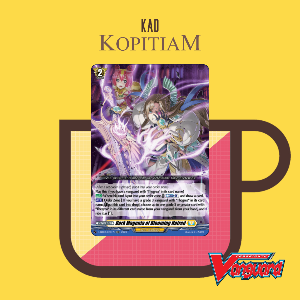 Cardfight Vanguard overDress D-BT08 EN Keter Sanctuary (RR & RRR) | Shopee Malaysia