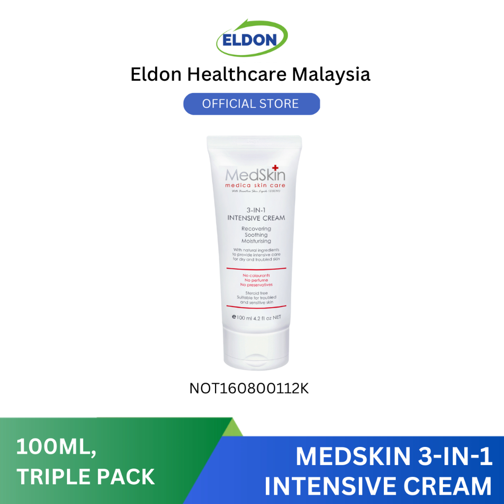 Medskin 3 In 1 Intensive Cream Steroid-free Cream | Shopee Malaysia
