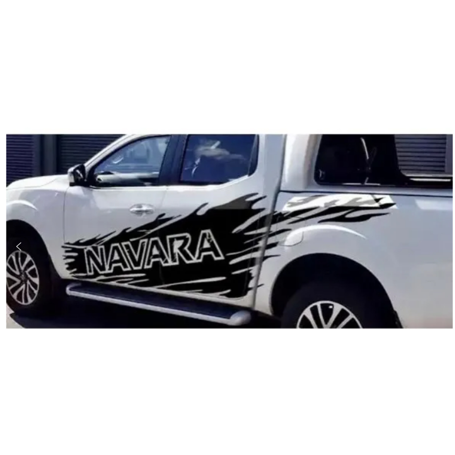 (Ready Stock ) Nissan Navara Car Side Body Vinyl Decal Sticker | Shopee ...