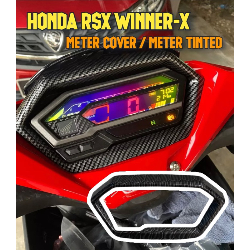 HONDA RSX150 WINNER X METER GUARD COVER CARBON METER MASK PROTECTOR RSX ...