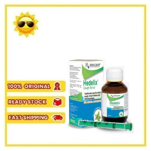 Homecare Hedelix Cough Syrup (100ml) (Exp6/2025) | Shopee Malaysia