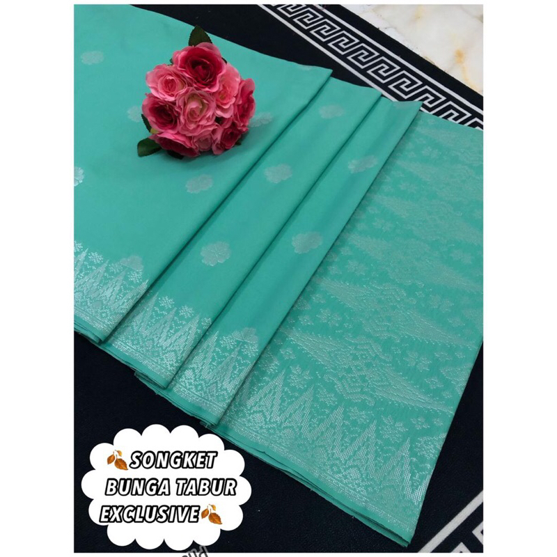 Songket bunga tabur, tenun,kain pasang,READY STOCK 2021 ...