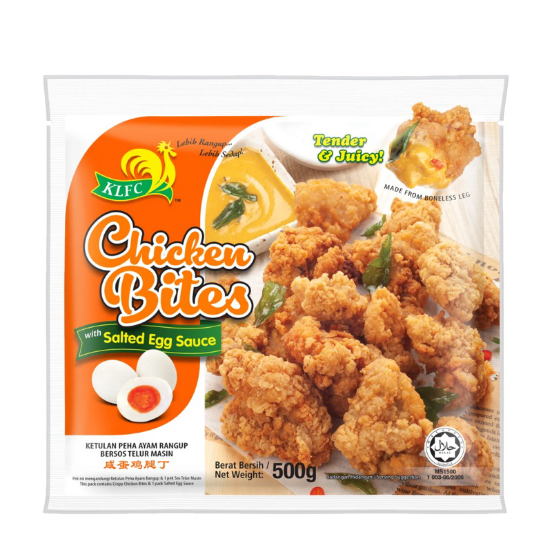 KLFC SALTED EGG CHICKEN BITES 500g | Shopee Malaysia
