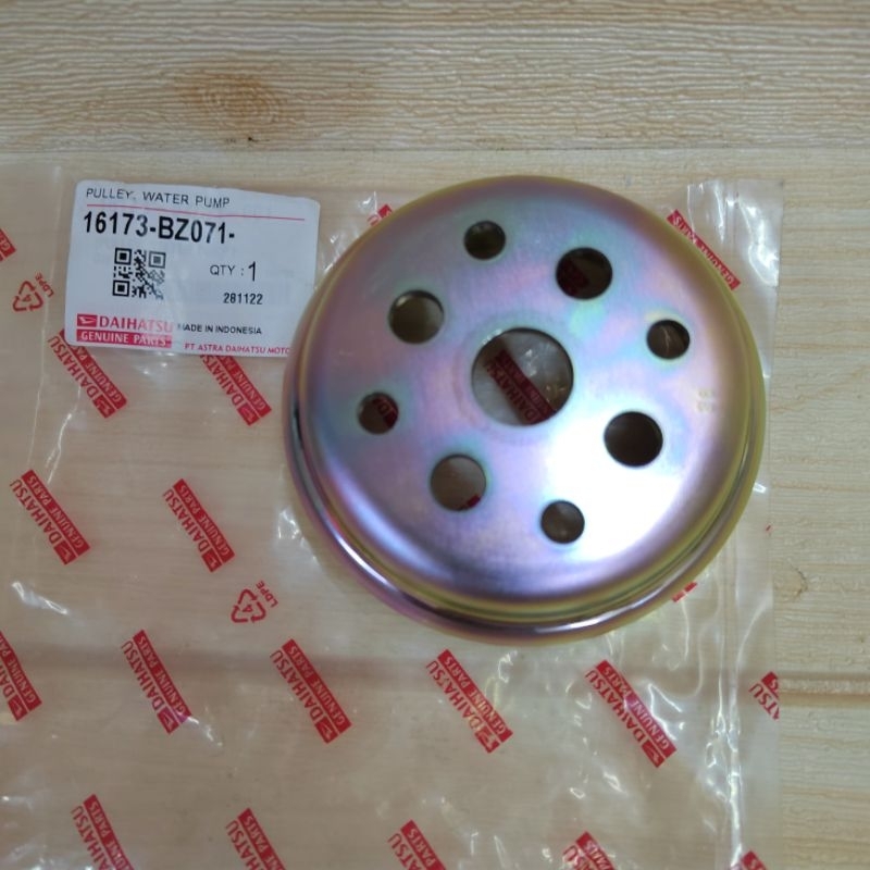 PERODUA AXIA , BEZZA 1.0 ORIGINAL WATER PUMP PULLEY 16173-BZ071 ...