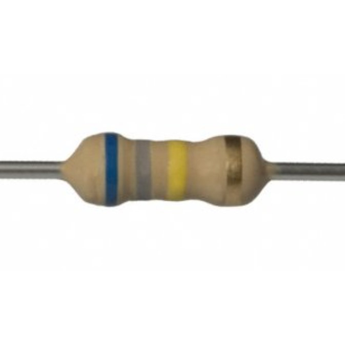 (50pcs) 1/4W Carbon Film Resistor - (1 ohm to 10M ohm) - 5% - Wide ...