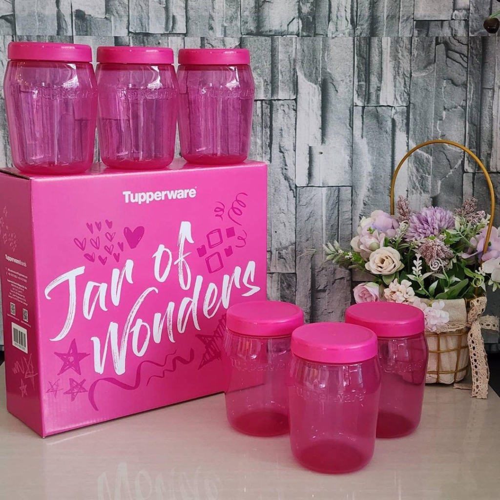 TUPPERWARE Universal Mini Jar 550ml SET 💥READY STOCK💥 | Shopee Malaysia