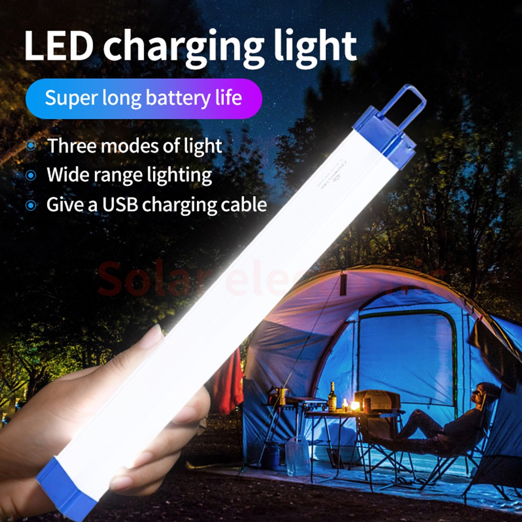 40W 80W 120W LED LIGHT TUBE / RECHARGEABLE USB LAMPU PASAR MALAM Emergency Camping Lamp Magnet ...