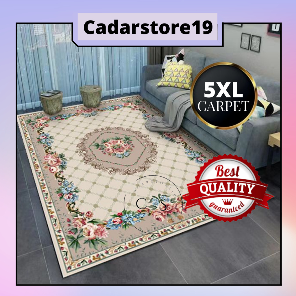 EXCLUSIVE CARPET TURKEY [5XL] CRYSTAL VELVET FLOOR MAT RUGS HOME BED ...