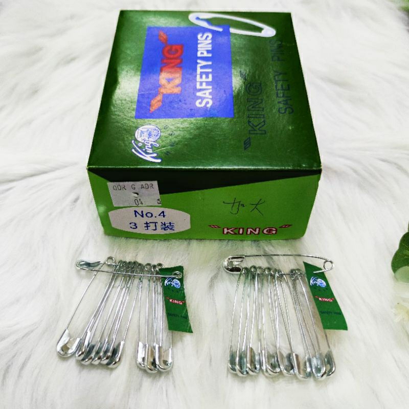 🇲🇾Harga Borong🇲🇾No.4 safety pins 5cm safety pin 加大別針 | Shopee Malaysia