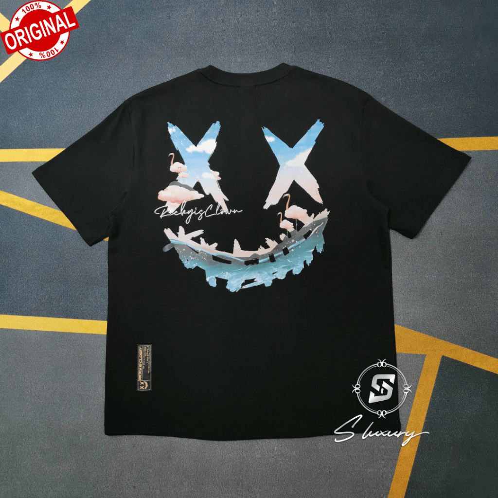 RICKY IS CLOWN FLAMINGO TEE (OVERSIZE) | Shopee Malaysia