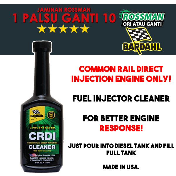 1 Botol Bardahl USA CRDI Diesel Fuel Conditioner Injector Cleaner ...