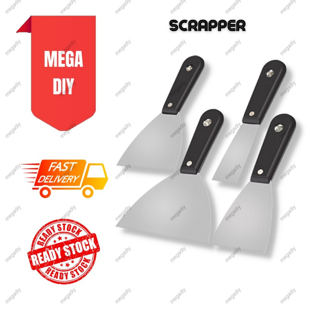 Wall Scrapper Paint Scraper Putty PVC Handle Burger Flipper Flying Fish ...