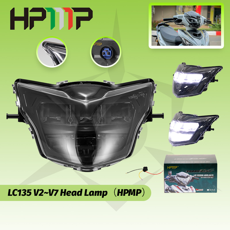 🔥HPMP💯 LAMPU LED LC135 V2-V7 LED HEAD LAMP SMOKE/CLEAR LC135 V2 V3 V4 V5 V6 V7 🇲🇾 | Shopee Malaysia