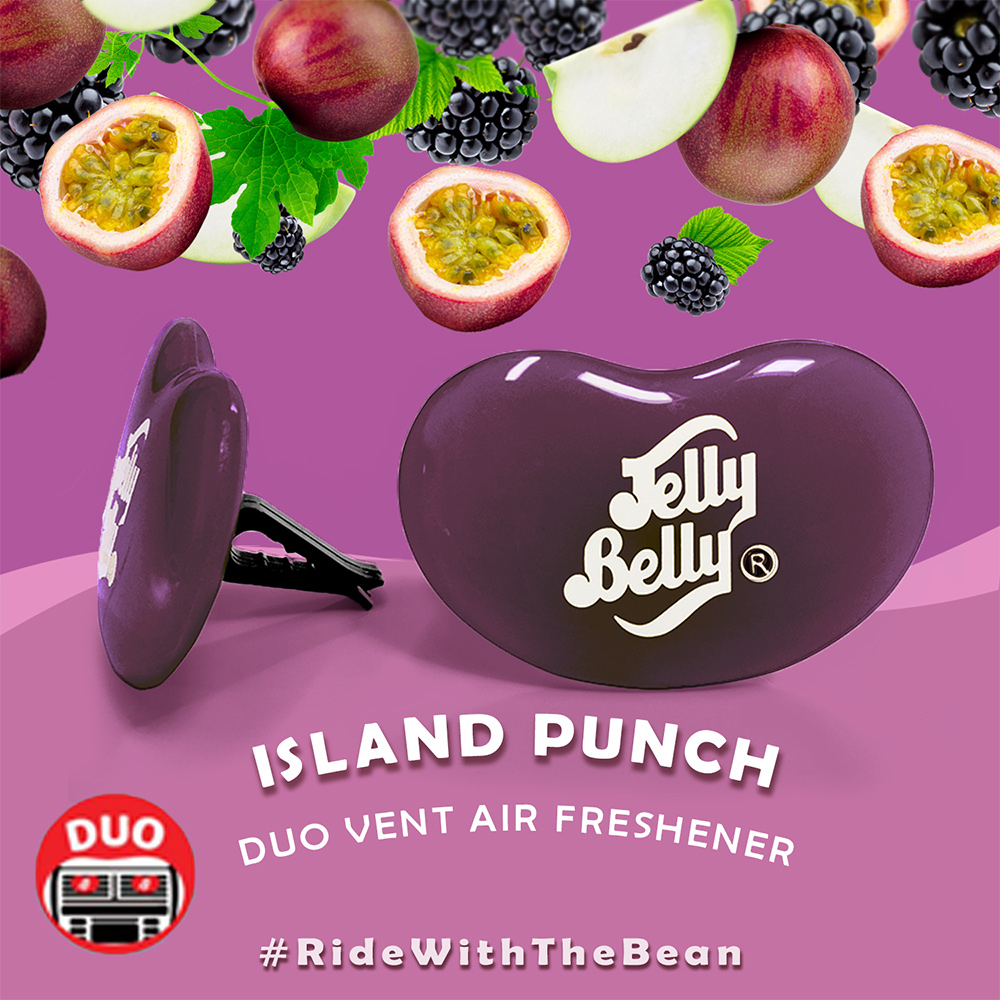 Jelly Belly Duo Vent Air Freshener - Island Punch - IG | Shopee Malaysia