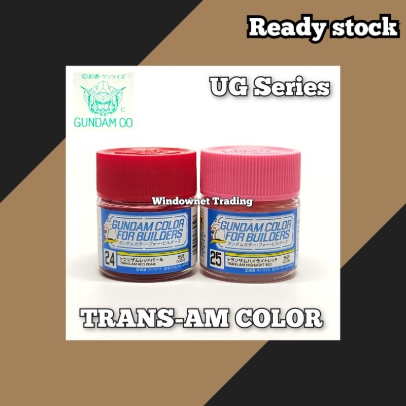 [Ready stock] Mr Hobby 10ml UG Gundam OO Trans-Am Series Color Plastic ...
