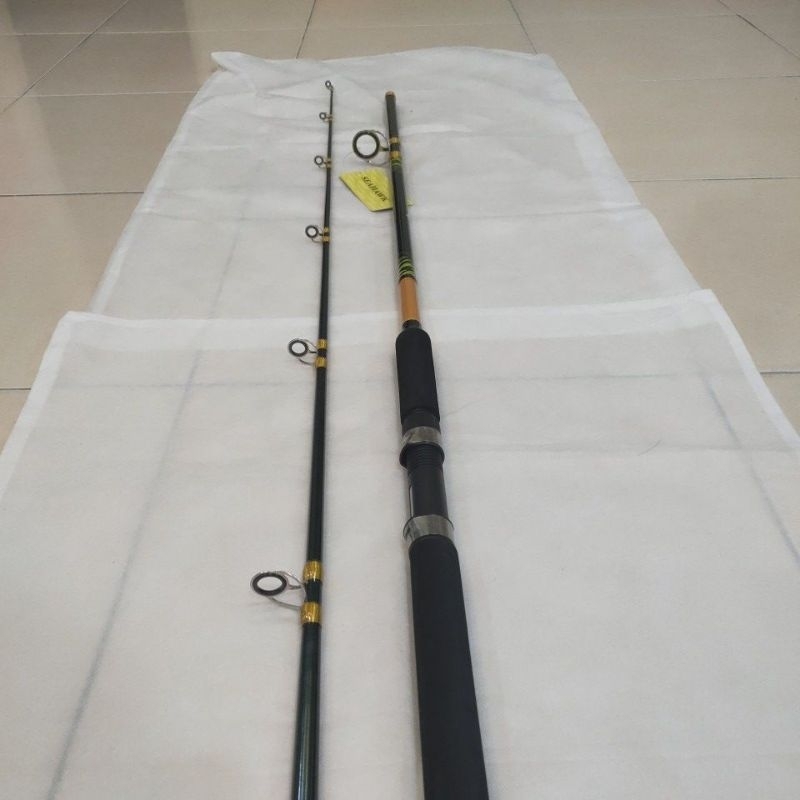 12kaki Joran pantai Rod 10 Kaki SEAHAWK Harimau power, rod pancing ...