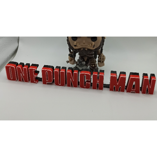 ONE PUNCH MAN LOGO (3D Desk Decoration) | Shopee Malaysia