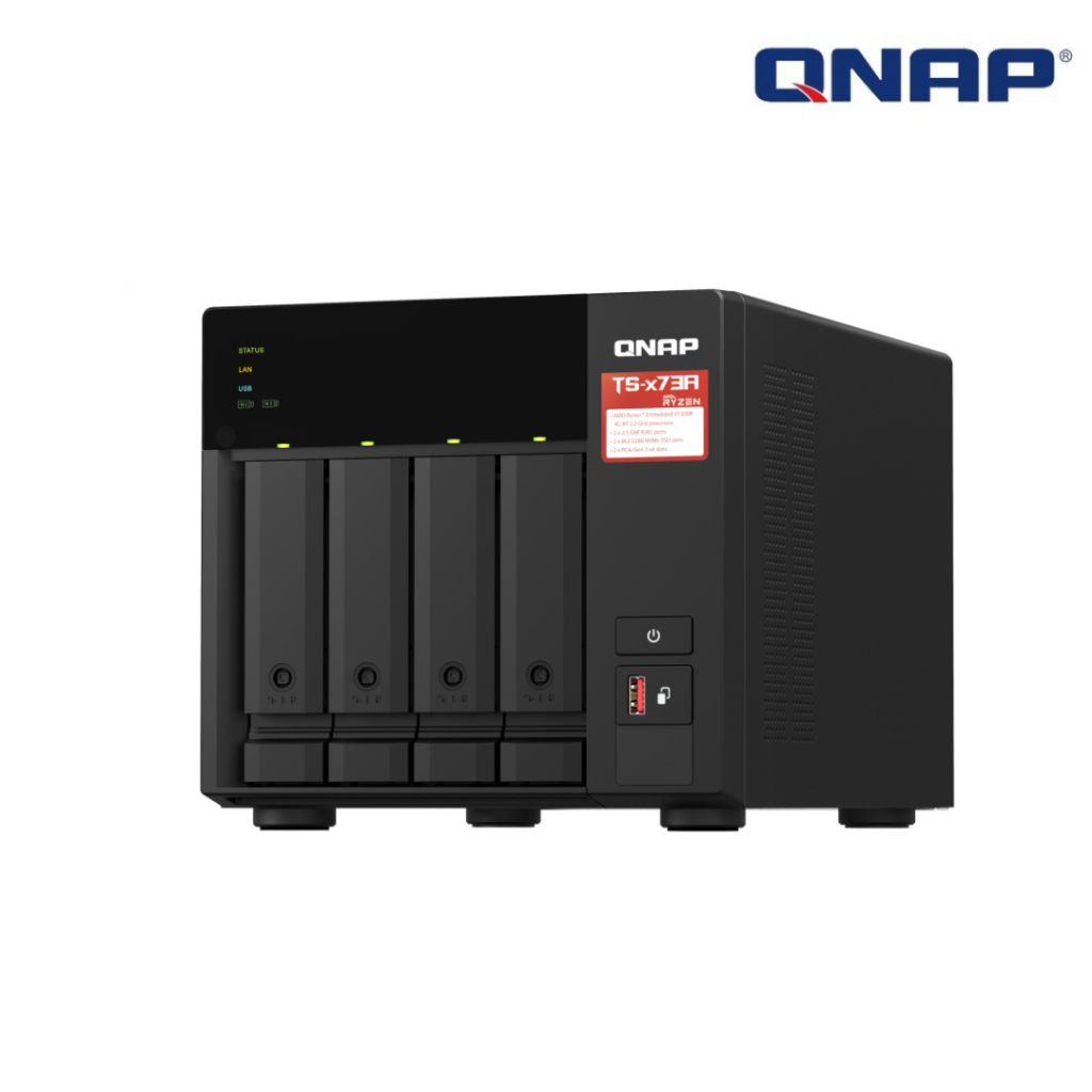 QNAP TS-473A-8G 4 Bay AMD Ryzen Quad Core NAS | Shopee Malaysia