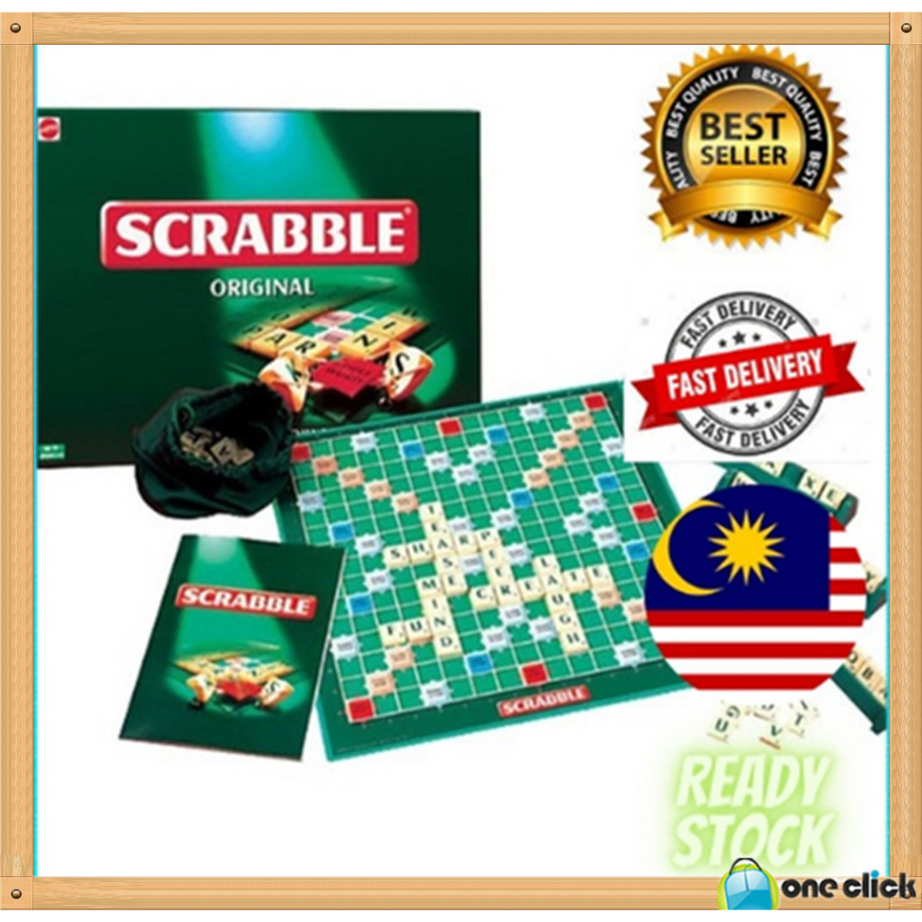 Mainan ABC Crossword Puzzle Family Boardgames / Word Games Board Game ...