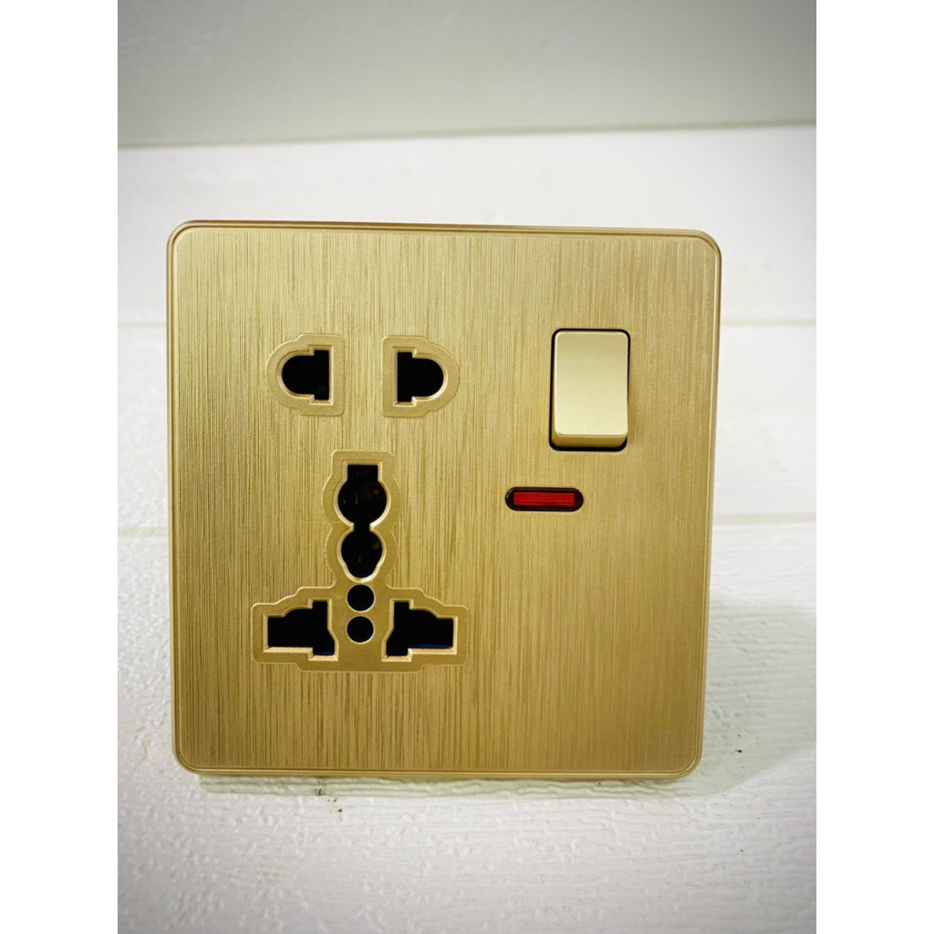 Plug socket universal 3pin 5pin 8pin single / double switch socket 13a ... Plug socket universal 3pin 5pin 8pin single / double switch socket 13a ...