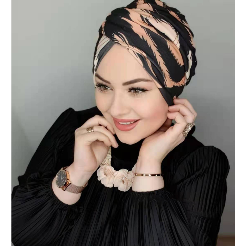【Najelang】 [Ready Stock] 6 Color Turban Hijab Turban Turban Muslim ...