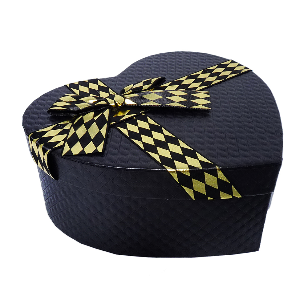 GM-1184 M-Size - Gift Box Heart Shaped with Stripe Bow Ribbon | Shopee ...