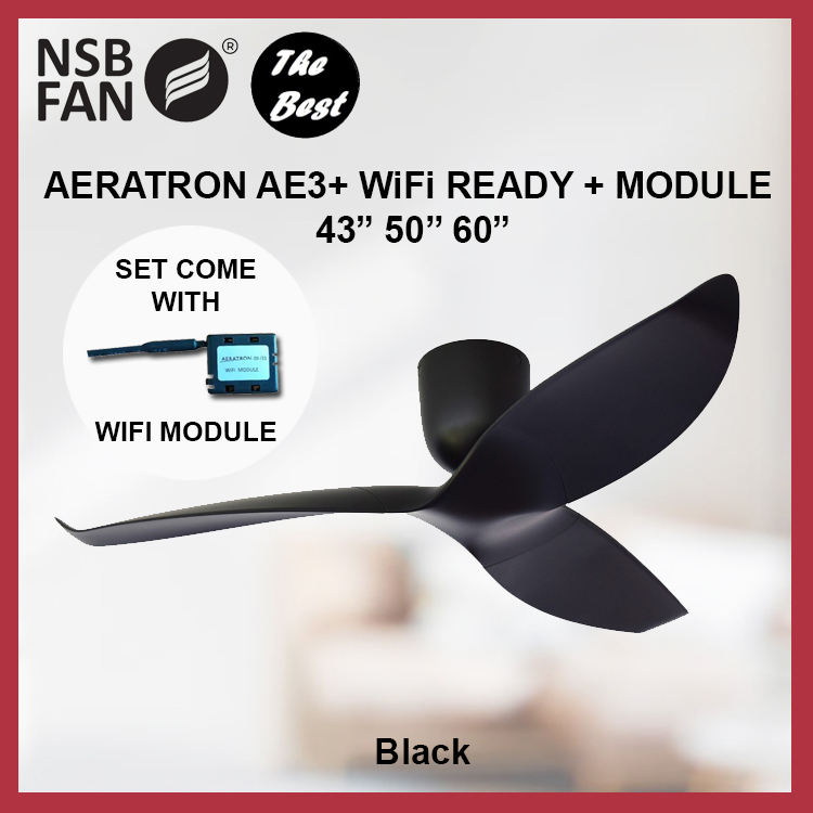 NSB FAN AERATRON AE3+/ AE3+ Wifi Ready 43 / 50 / 60 Inches DC MOTOR ...