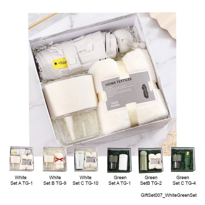 Hadiah Kahwin & Hari Jadi Tumbler & Towel Set Dengan Beg Hadiah Warna ...