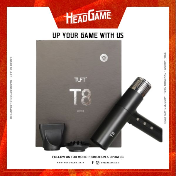 Tuft Pro T8 Ultra Strong Digital Compact Hair Dryer 8001A (1800W ...