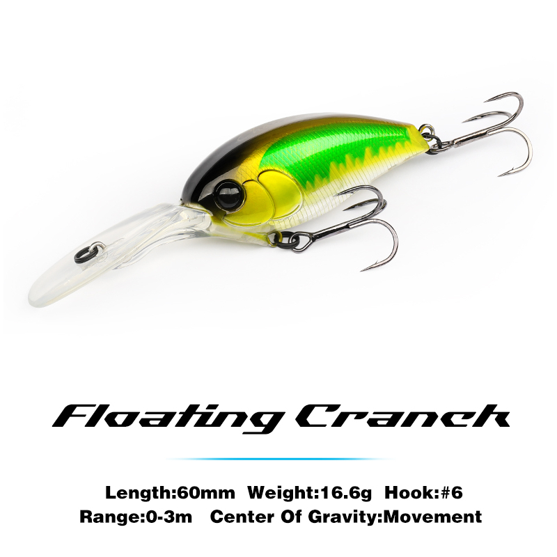 Tsurinoya Malaysia DW88 Gewang Floating CRANK Chaser LURE 60mm/16.6G Dept Diver 3M | Shopee Malaysia