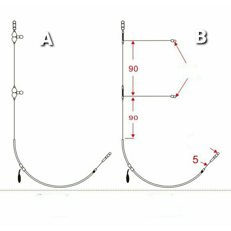 Tanduk dan Perambut Mancing Laut Dasar, Sea Bottom Fishing | Shopee ...