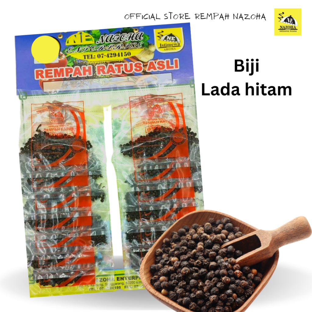 Biji Lada Hitam black pepper 14 pack | Shopee Malaysia